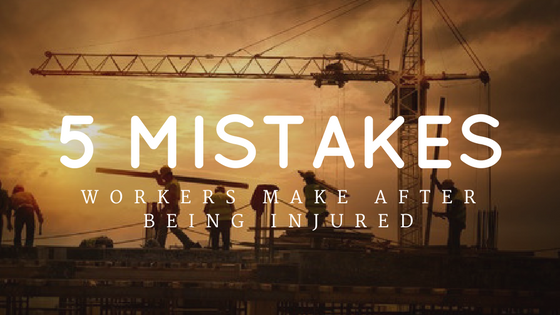 Five Mistakes Workers Make After Being Injured - Susan Mager